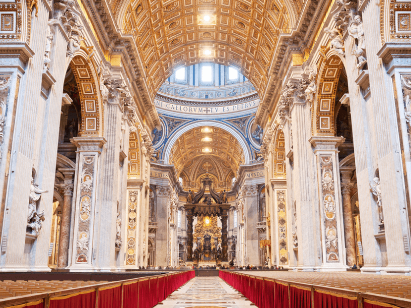 Vatican interior: An inside look at St. Peter's Basilica | Walks Inside ...